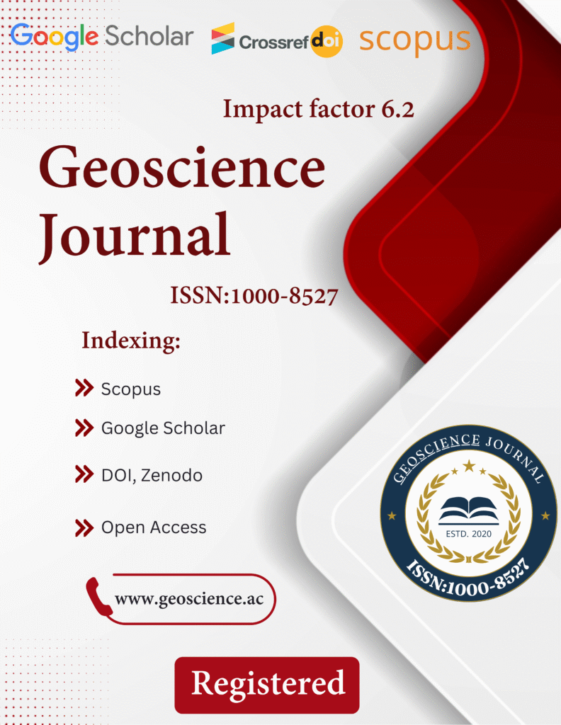 Geoscience Journal – ISSN:1000-8527 covered by Scopus:from 2020 to 2025